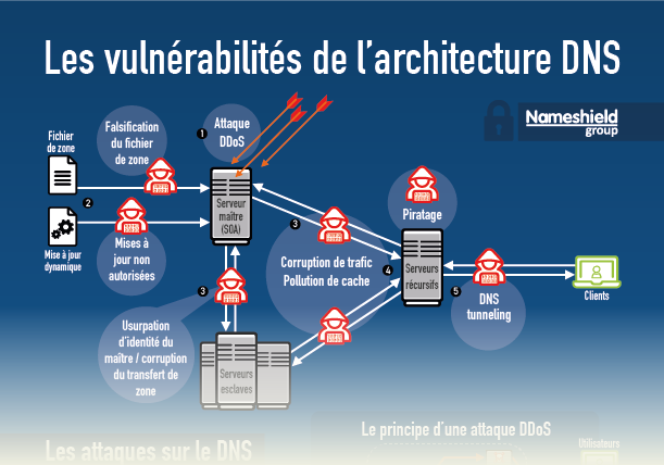 [INFOGRAPHIE] Les vulnérabilités de l'architecture DNS et leurs solutions